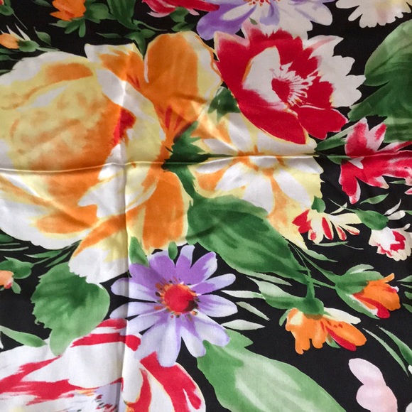 Laura Ashley | Accessories | Nwt Laura Ashley Silk Scarf | Poshmark